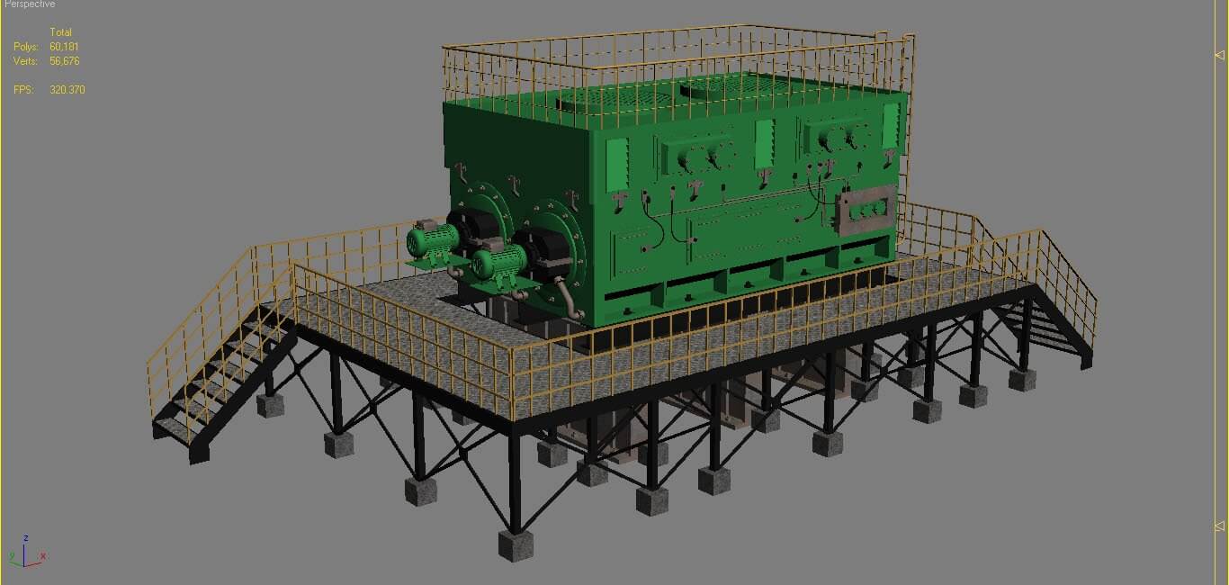 Machinery Part 2 - 3D Model by virtual3d
