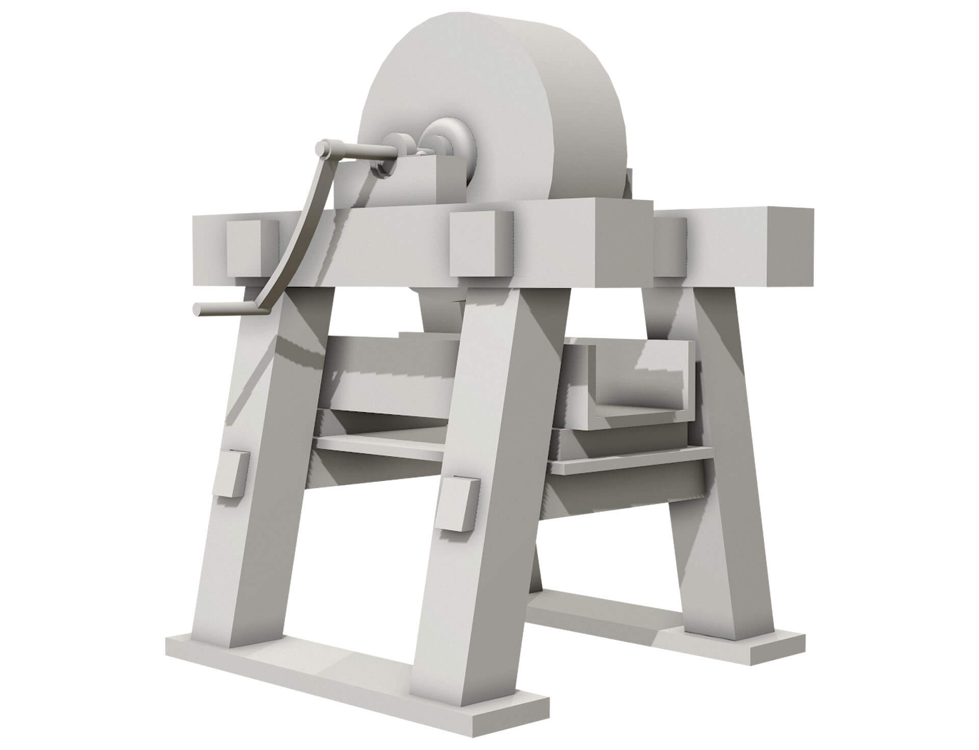 Old Grindstone 3 - 3D Model by virtual3d