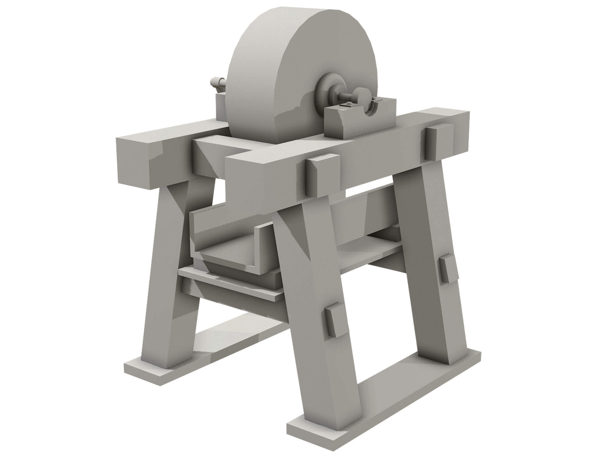 Old Grindstone 3 - 3D Model by virtual3d