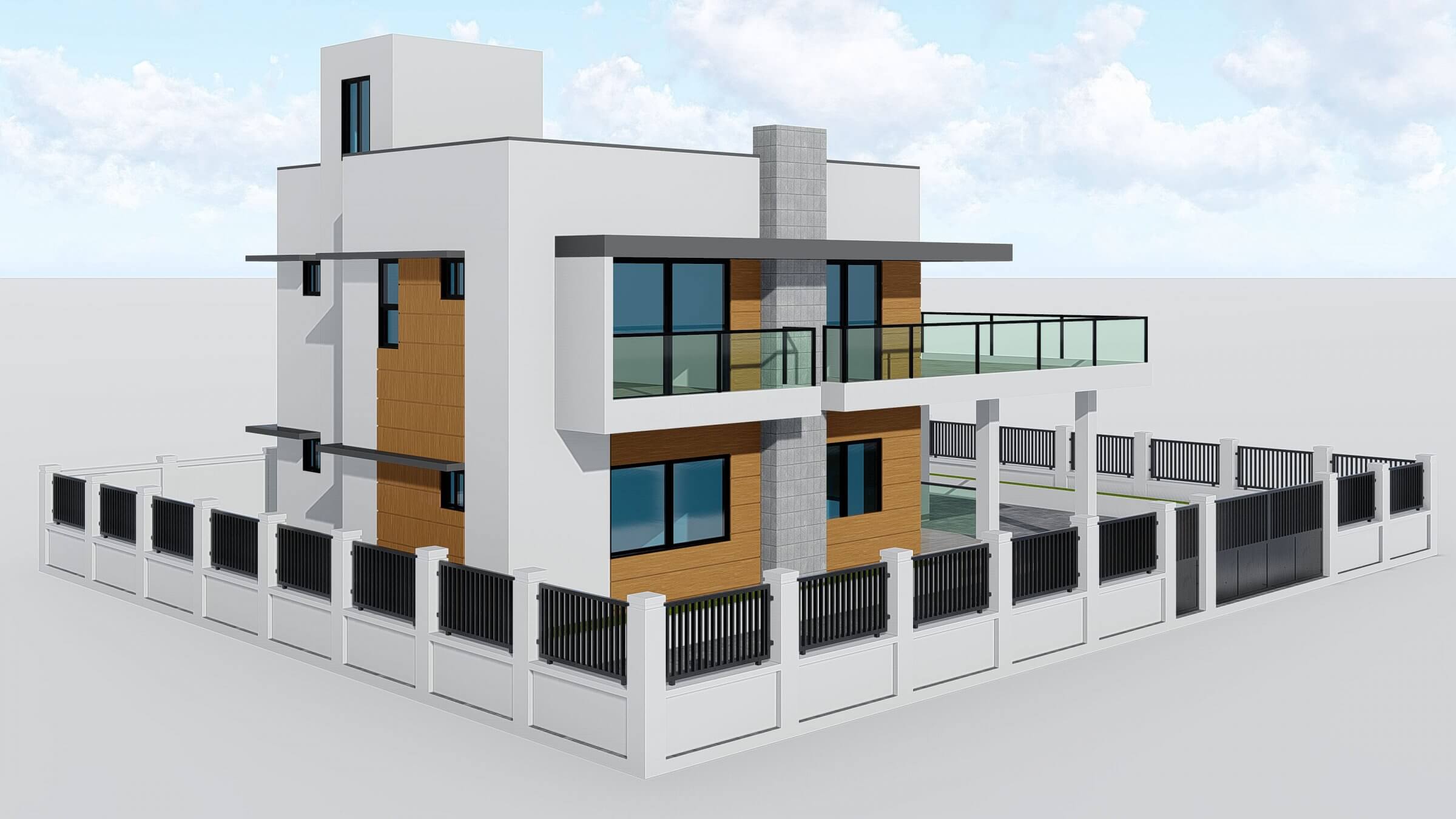 3d Residential Building Models