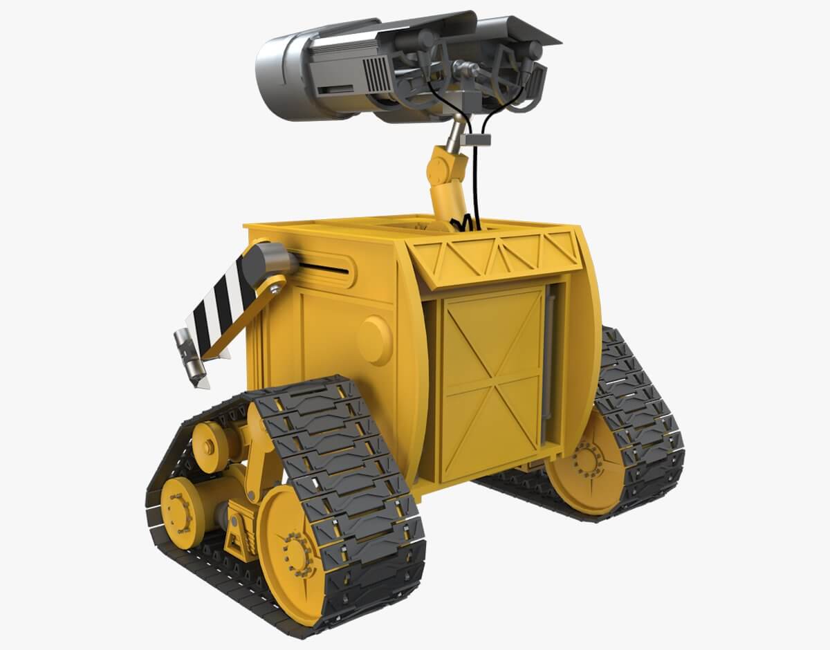 Wall-E Free 3D Model by virtual3d