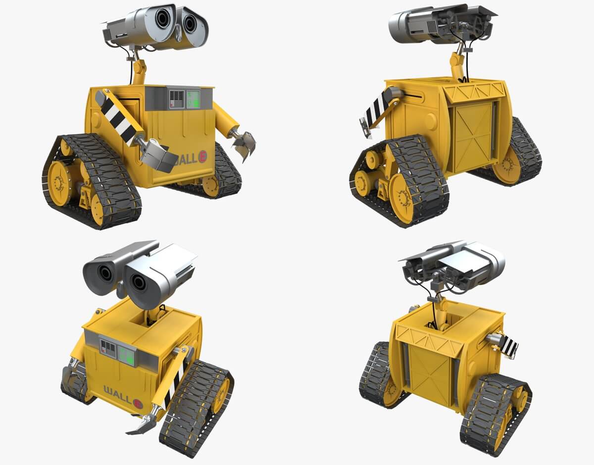 Wall-E Free 3D Model by virtual3d