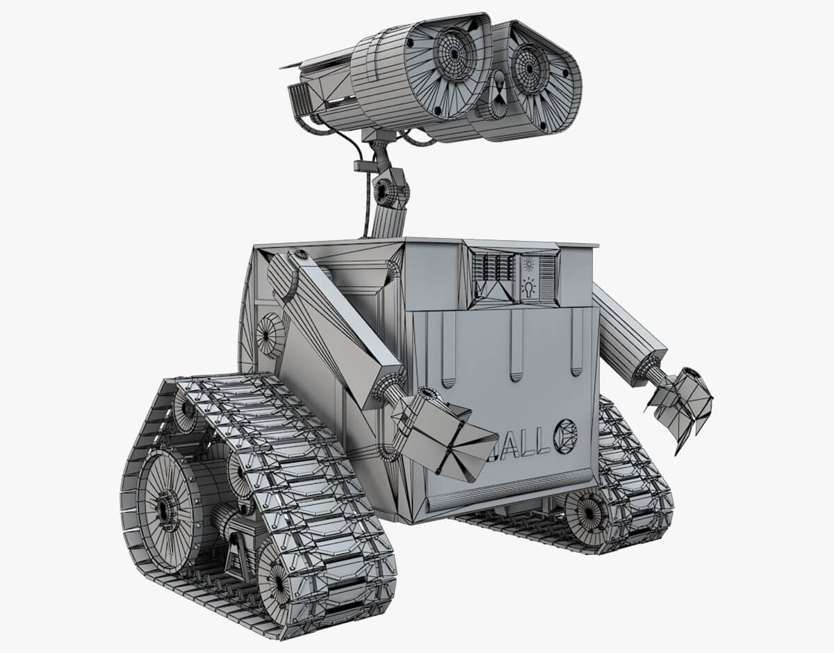 Wall-E Free 3D Model by virtual3d