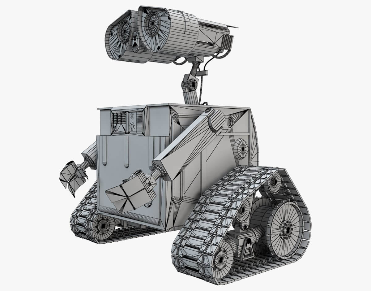 Wall-E Free 3D Model by virtual3d
