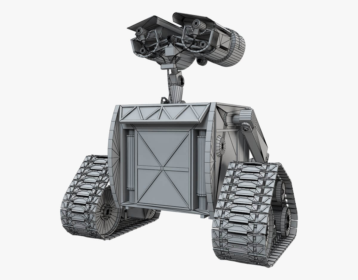 Wall-E Free 3D Model by virtual3d