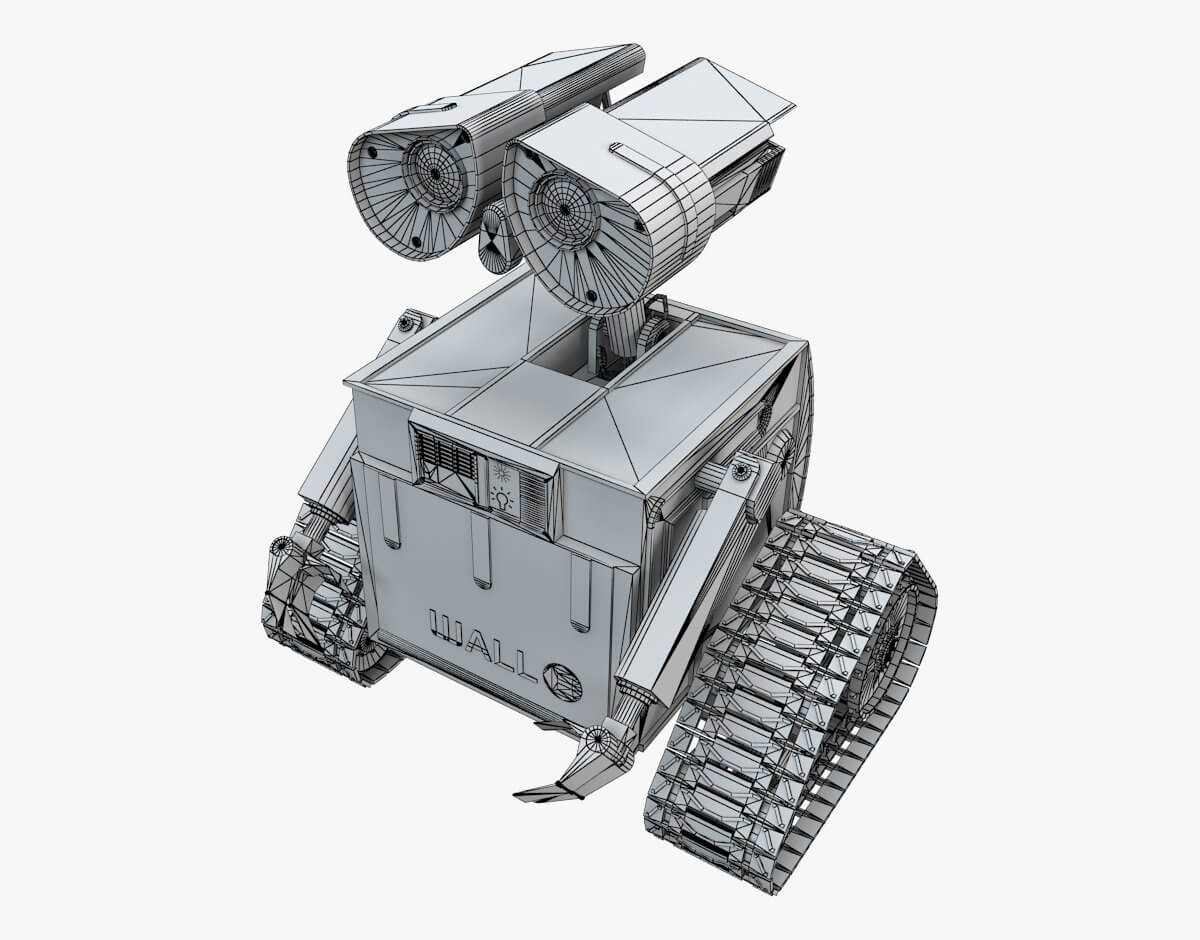 Wall-E Free 3D Model by virtual3d