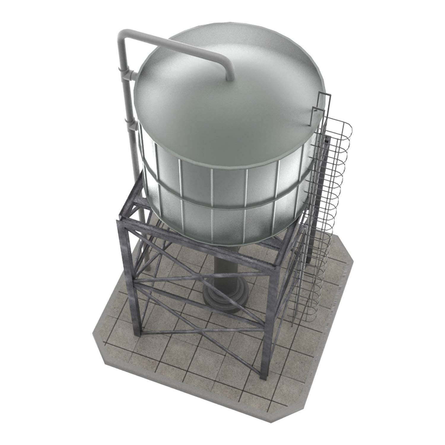 Water Tank - 3D Model by virtual3d