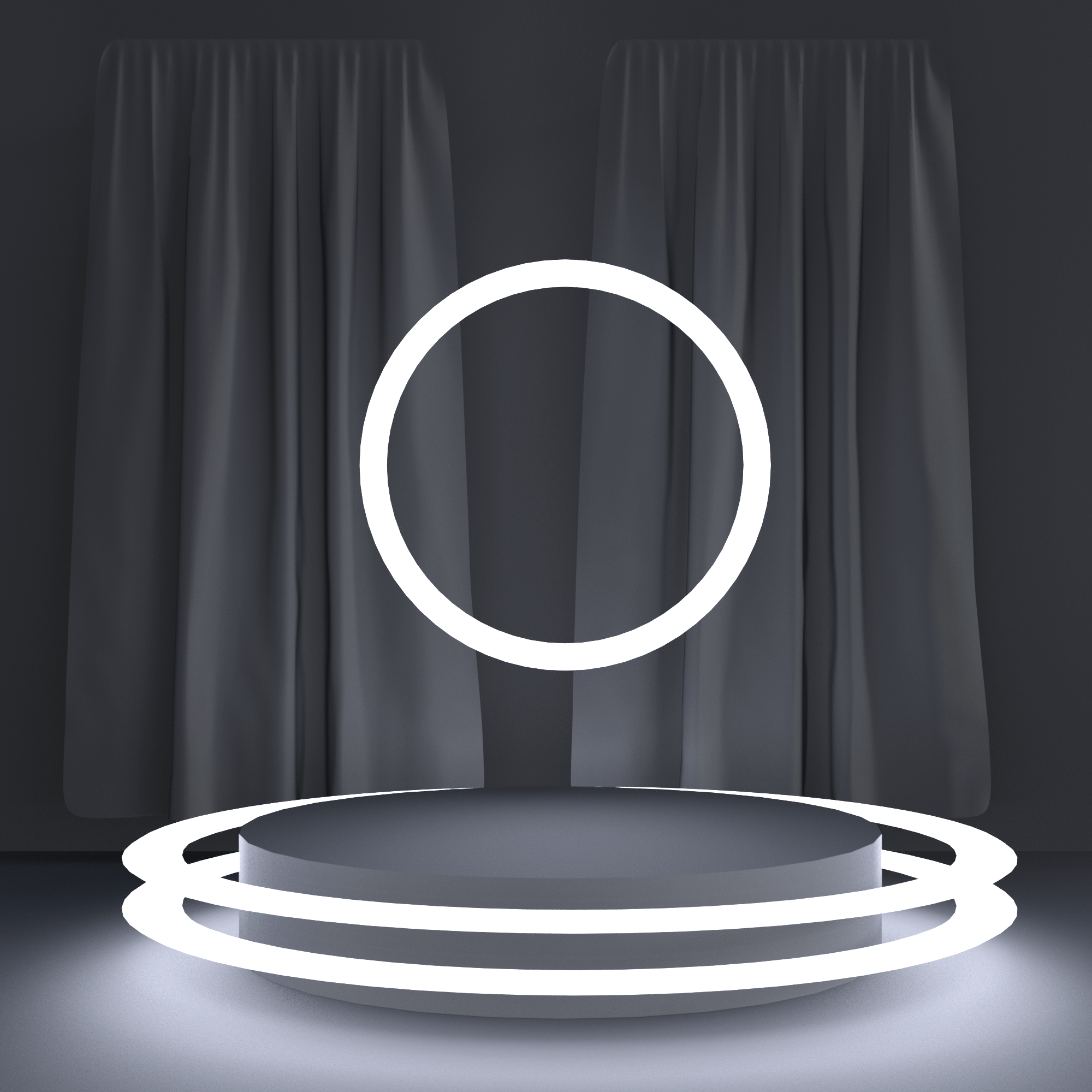 Ring Light Scene Presets 3D Render, Digital Art by VisionStudio