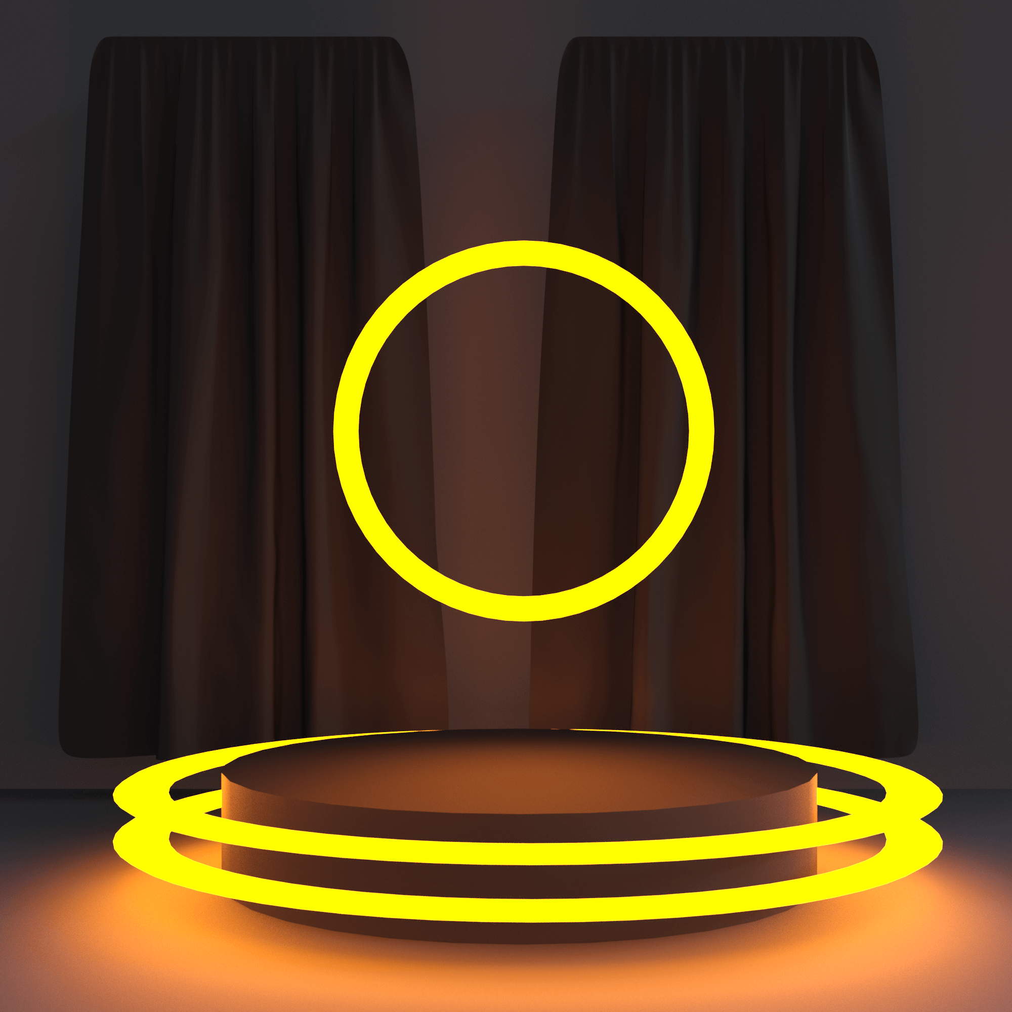 Ring Light Scene Presets 3D Render, Digital Art by VisionStudio