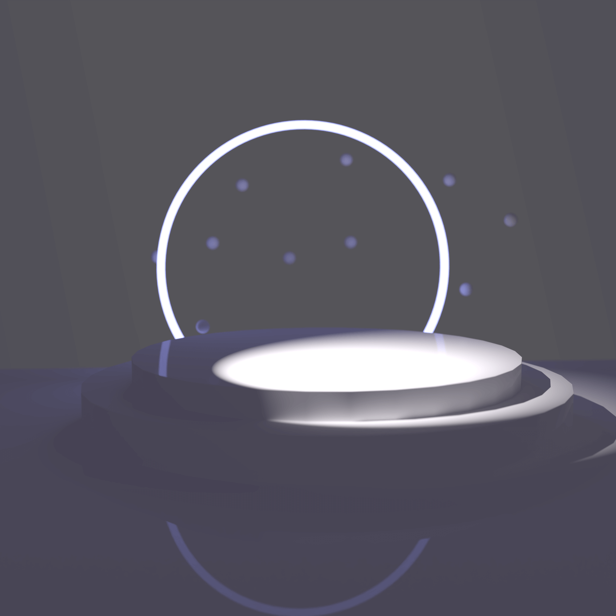 Studio Set Scene Preset 3D Render, Digital Art by VisionStudio