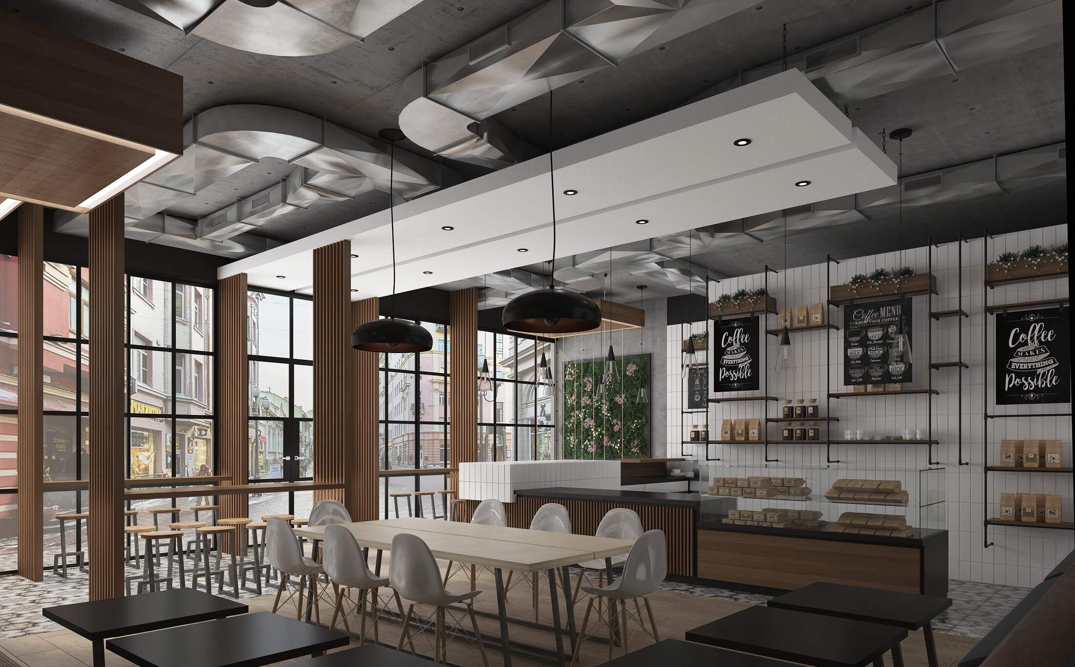 Coffee House Cafe - 3D Model by Visuarch
