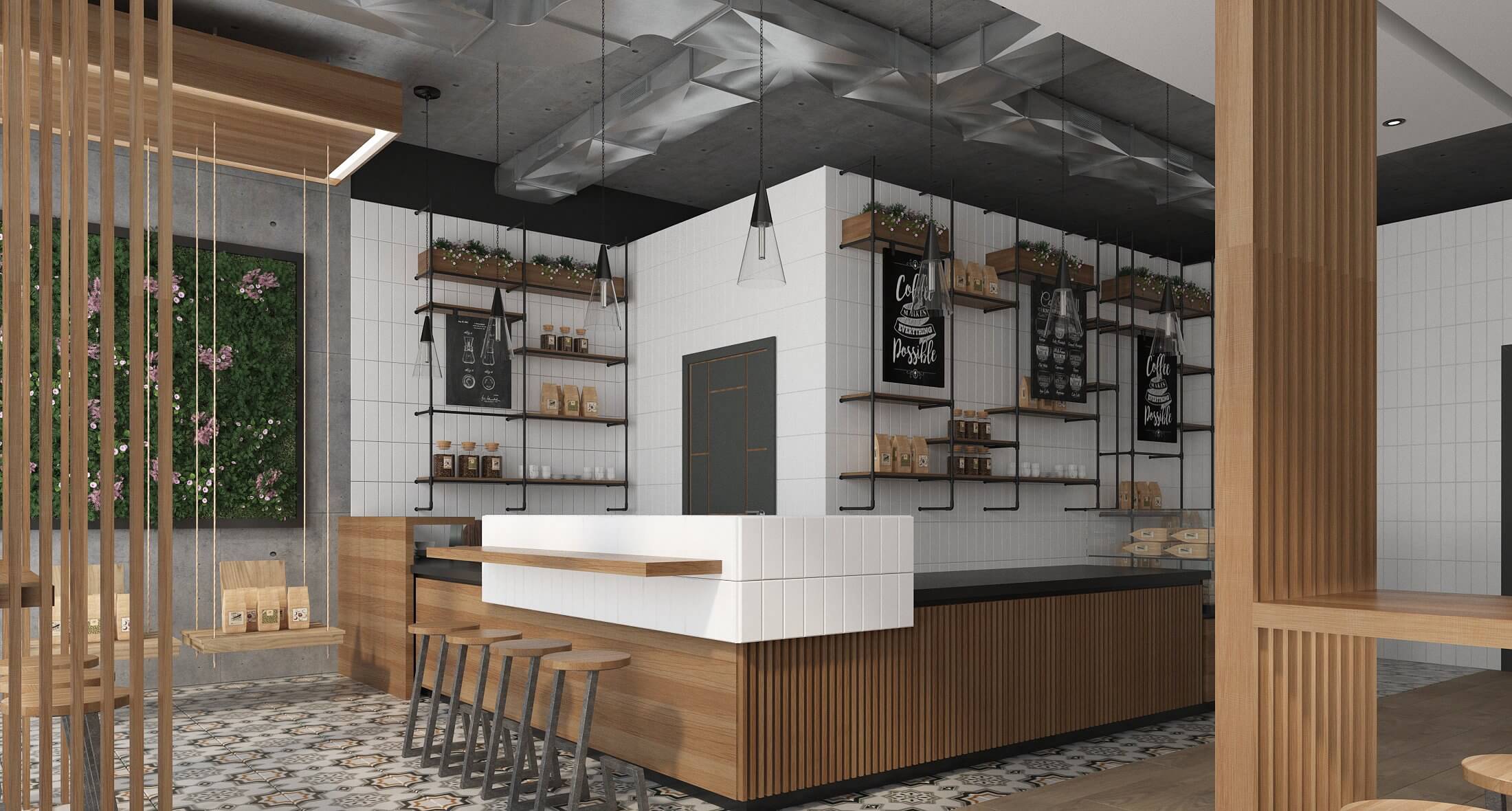 Coffee House Cafe - 3D Model by Visuarch