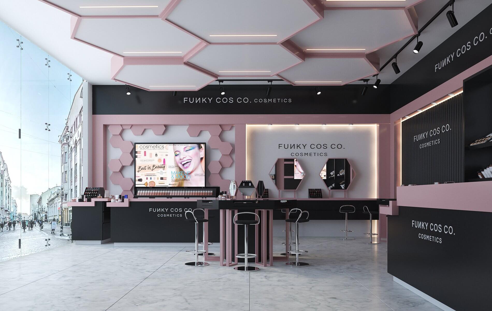 Cosmetics Store - 3D Model by Visuarch