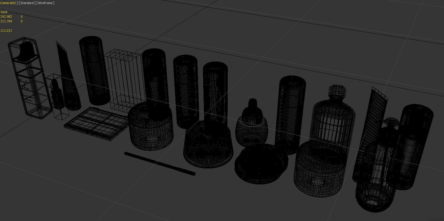 Cosmetics Store - 3D Model by Visuarch