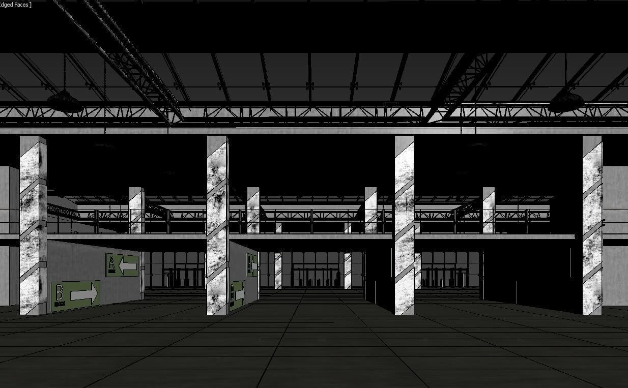 Exhibition Hall - 3D Model by Visuarch