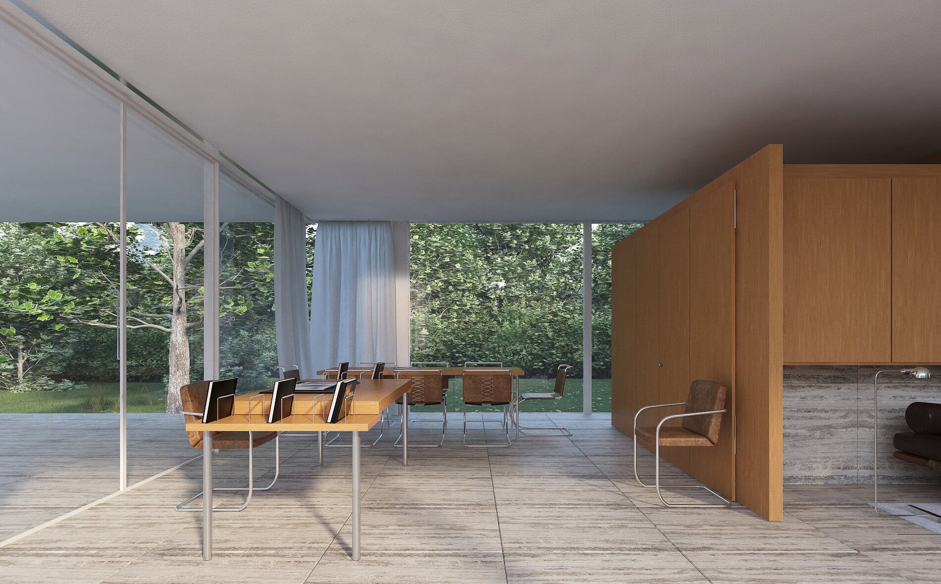 Farnsworth House - 3D Model by Visuarch