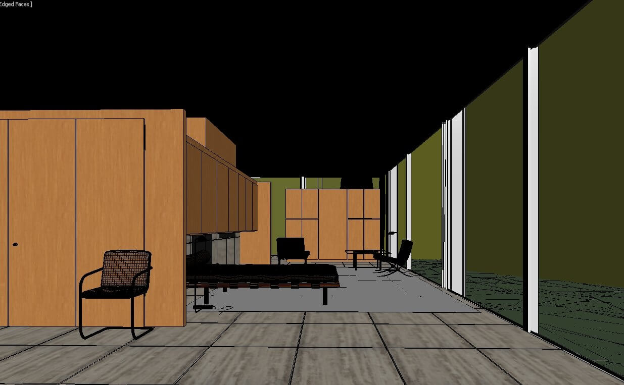 Farnsworth House - 3D Model by Visuarch