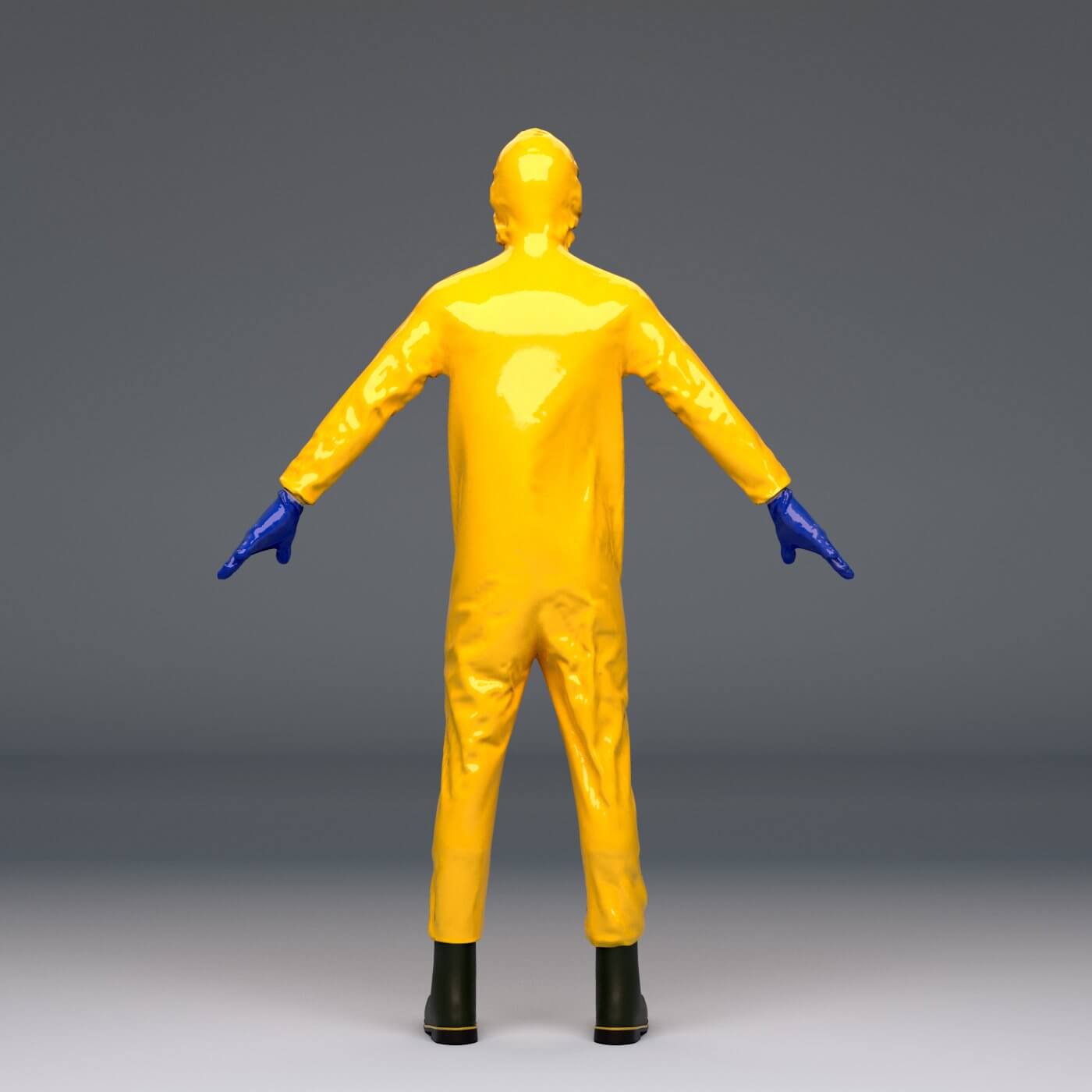 Biohazard Protective Hazmat Suit - 3D Model by Vitamin
