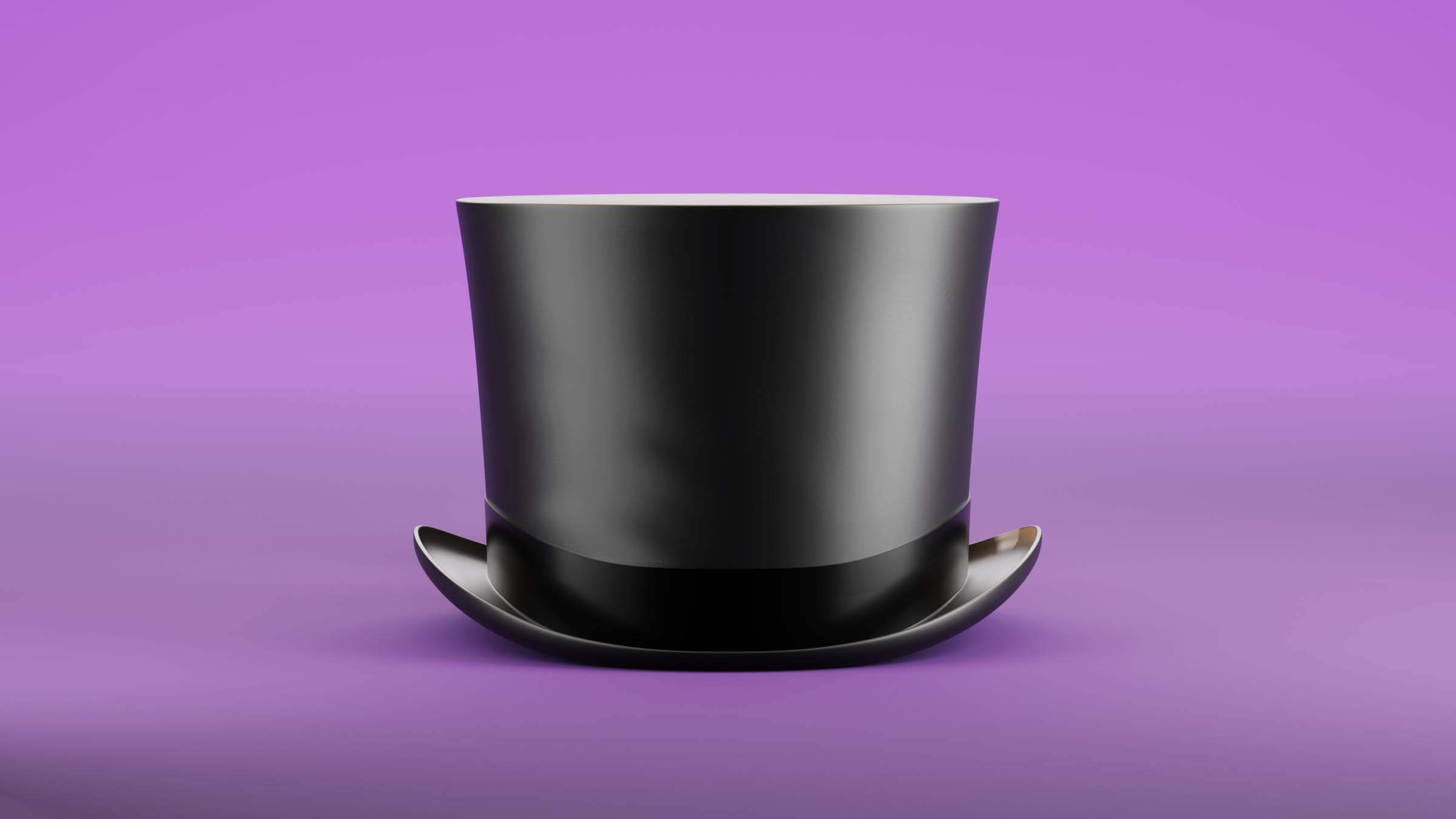 Black Cylinder Hat - 3D Model by Vitamin