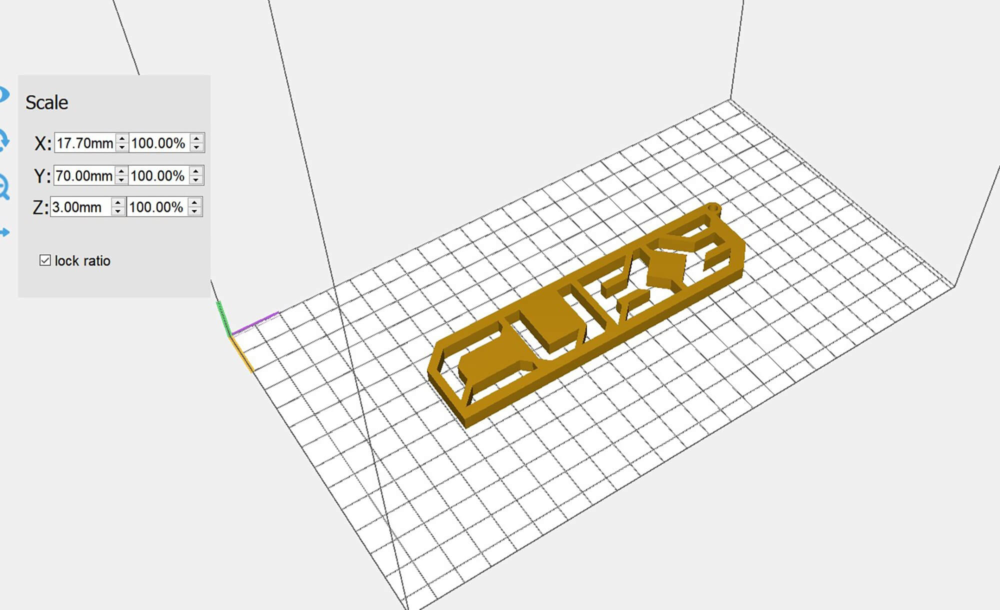 CUBE Cyberpunk Earrings - 3D Model by Vitamin