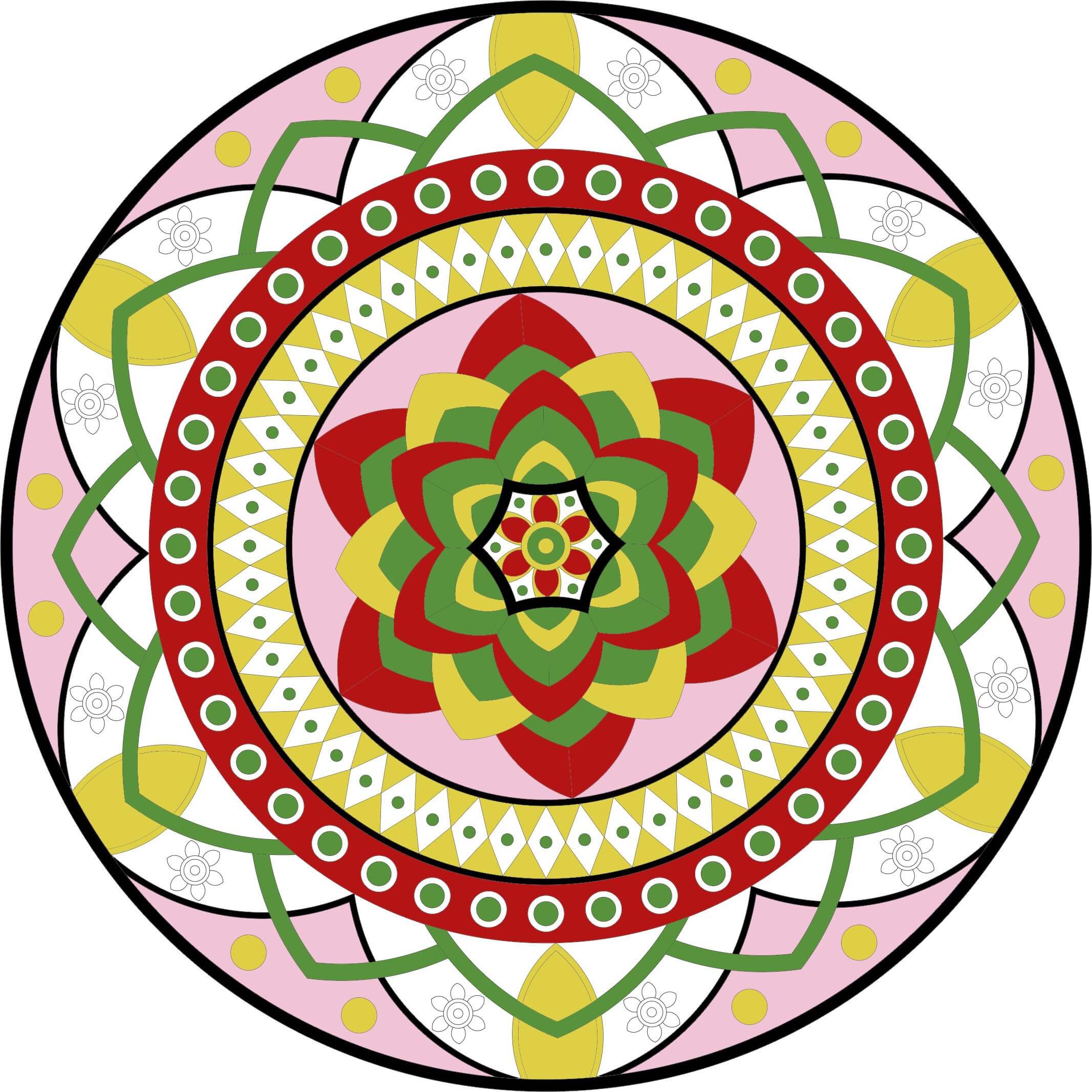 mandala 3D Render, Digital Art by vivek_s