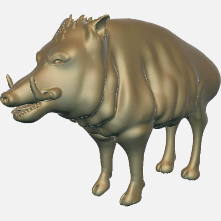Wild Boar - 3D Model by vivekc