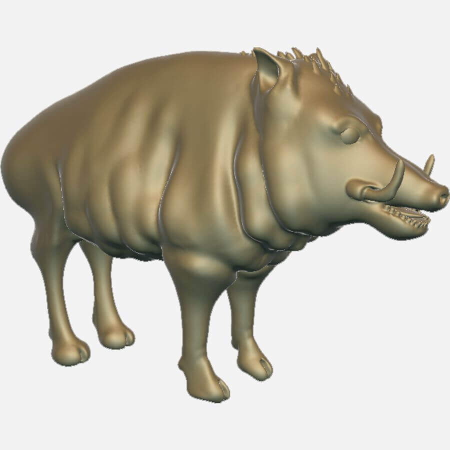Wild Boar - 3D Model by vivekc