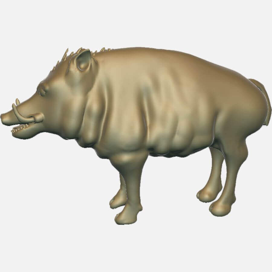 Wild Boar - 3D Model by vivekc