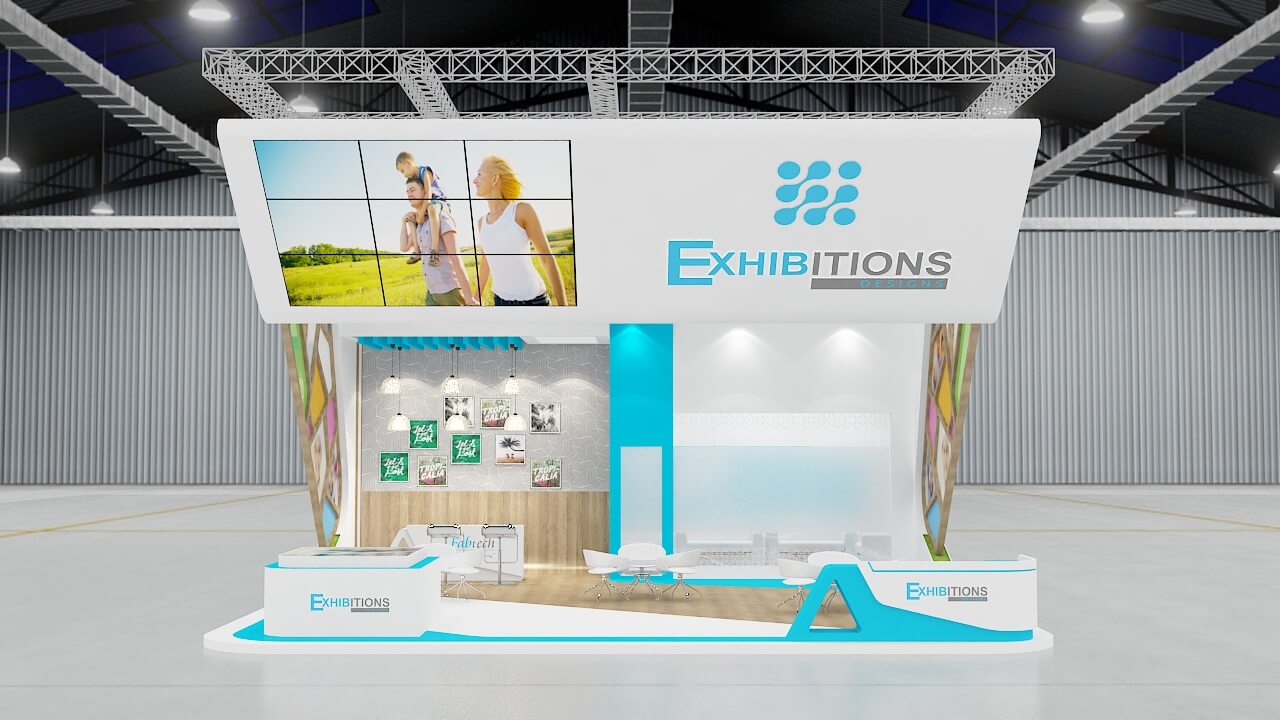 18 Exhibition Stand 3 Side Open - 3D Model by vivekt478
