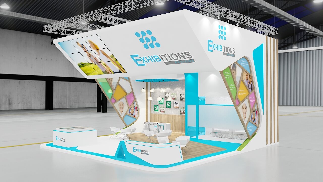 18 Exhibition Stand 3 Side Open - 3D Model by vivekt478