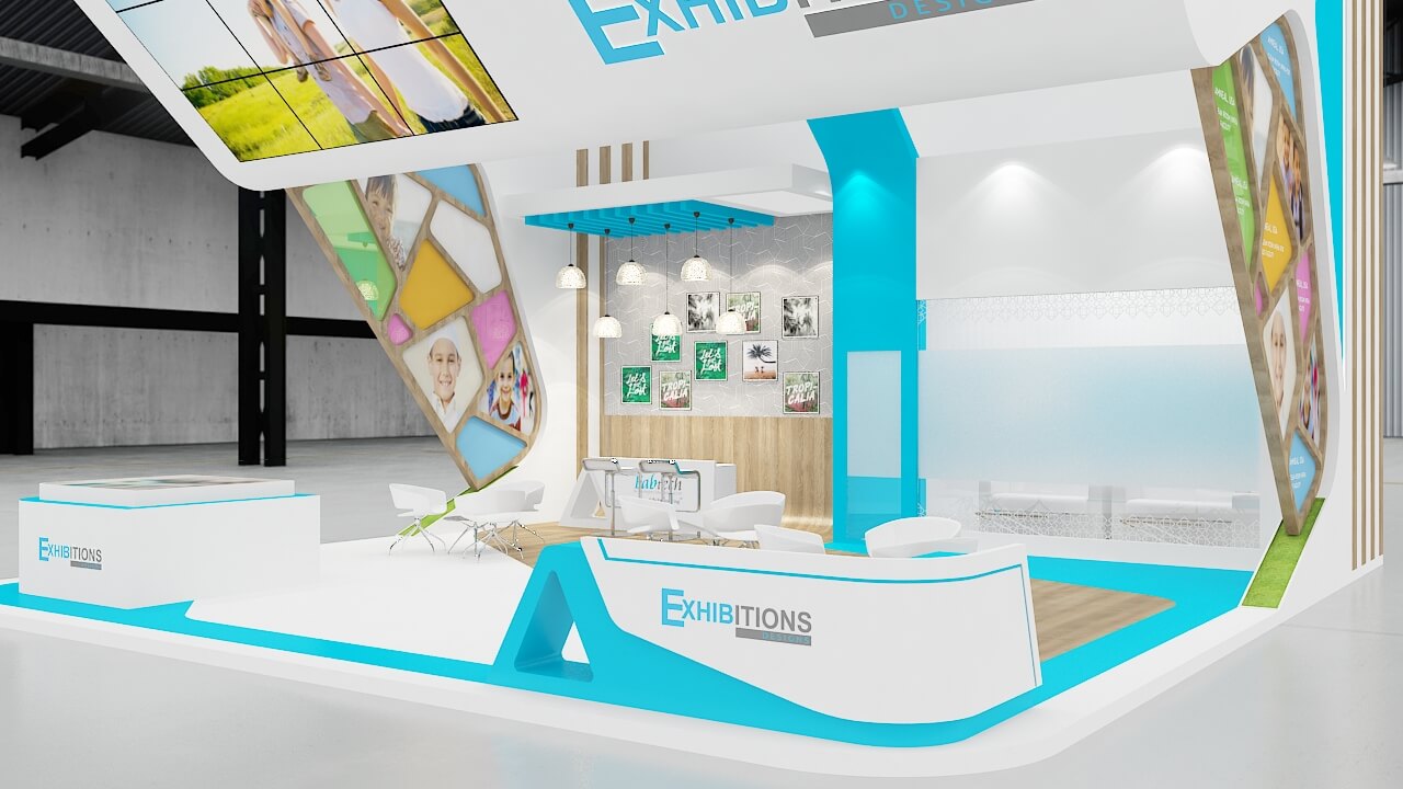 18 Exhibition Stand 3 Side Open - 3D Model by vivekt478