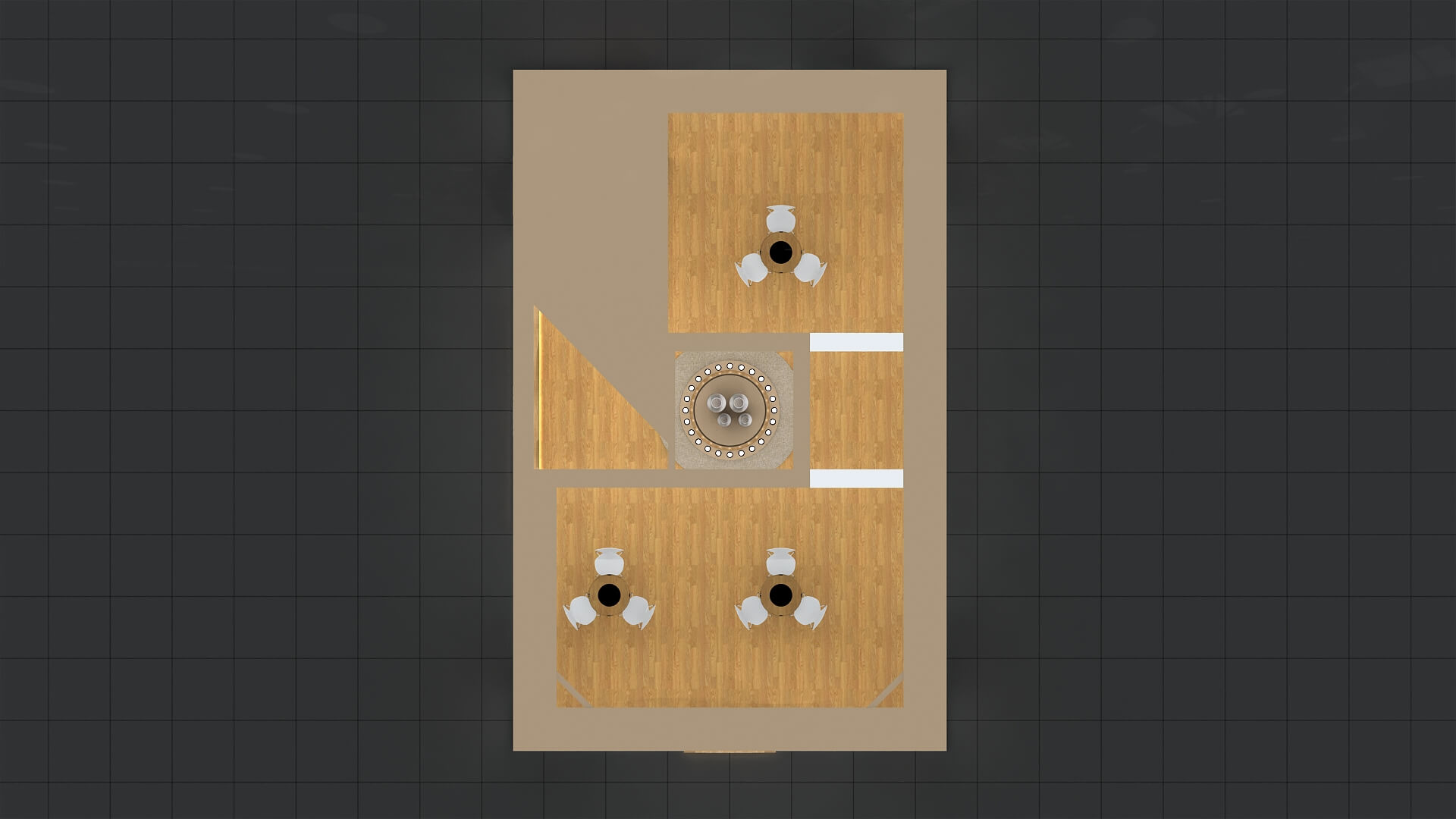 Exhibition Stall 4 Side Open 7 X 11 V-Ray 3D Model by vivekt478