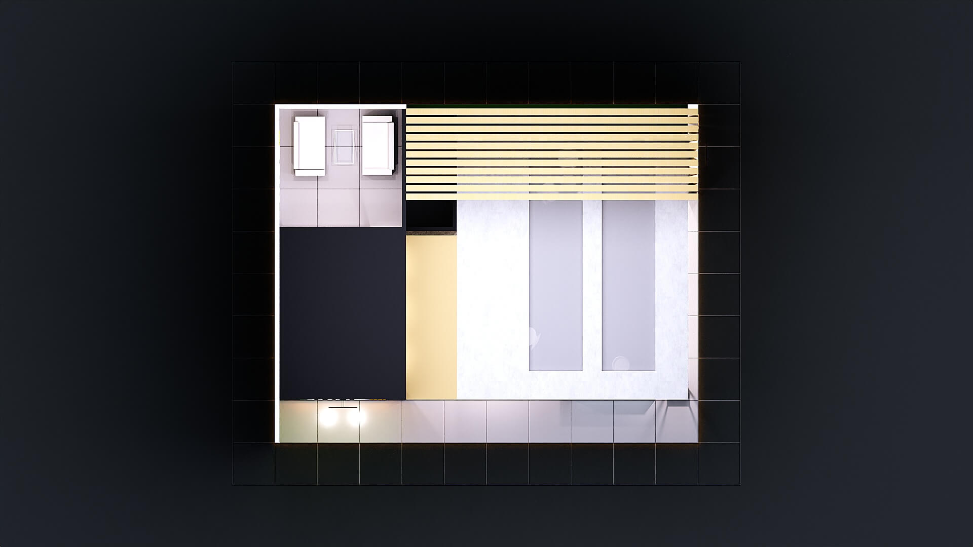Exhibition Stand 2 Side Open 10X8 - 3D Model by vivekt478