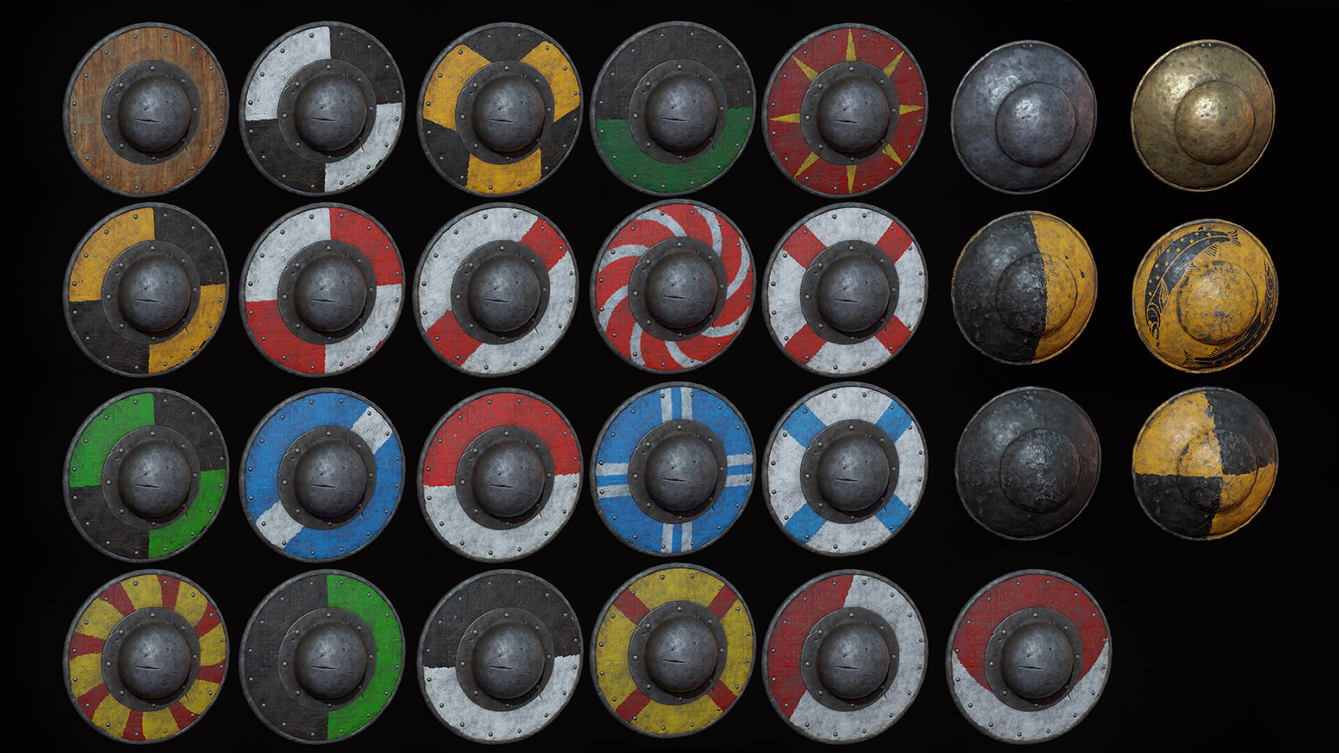 Buckler Shields - 3D Model by Viverna