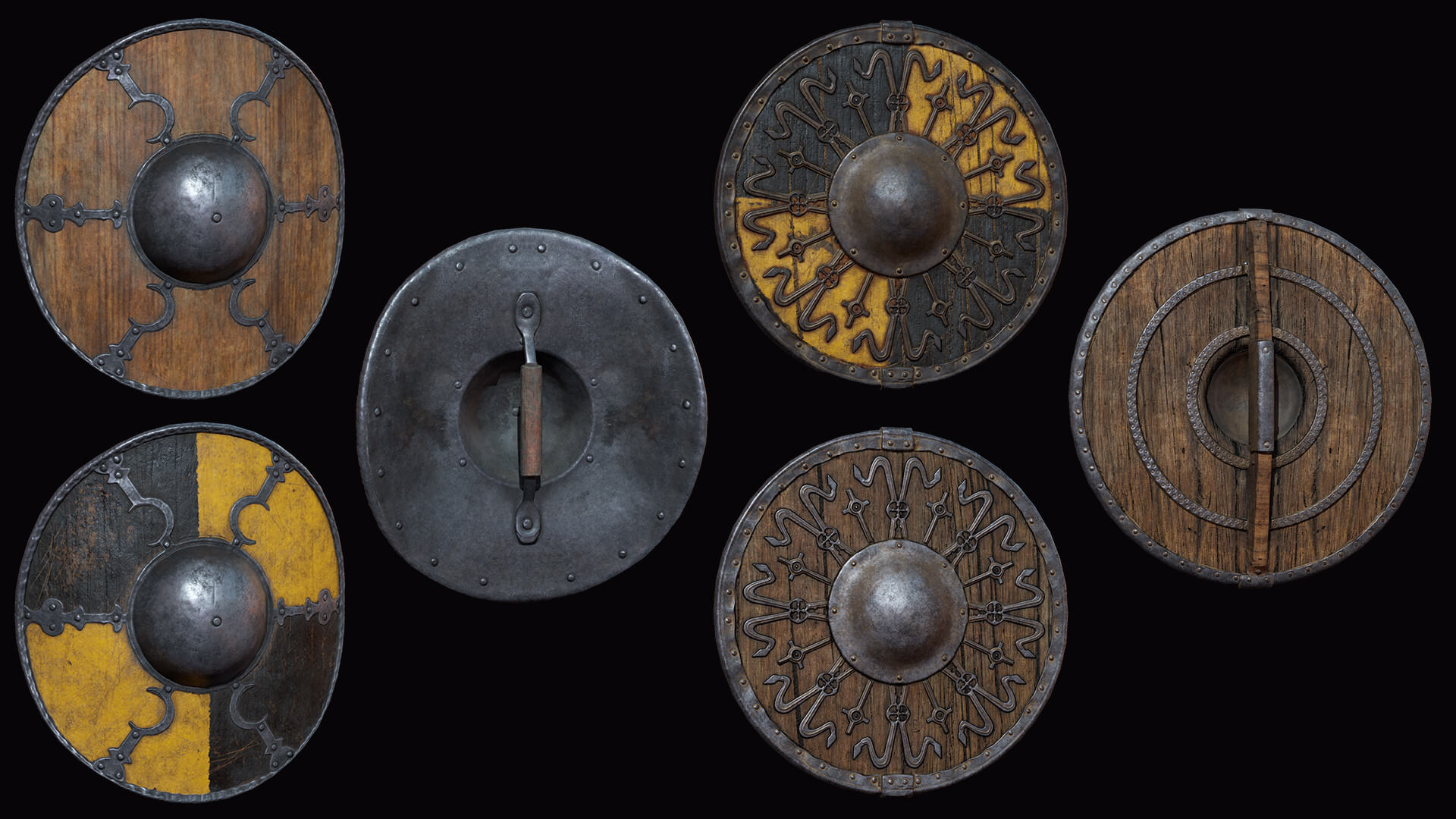 Buckler Shields - 3D Model by Viverna
