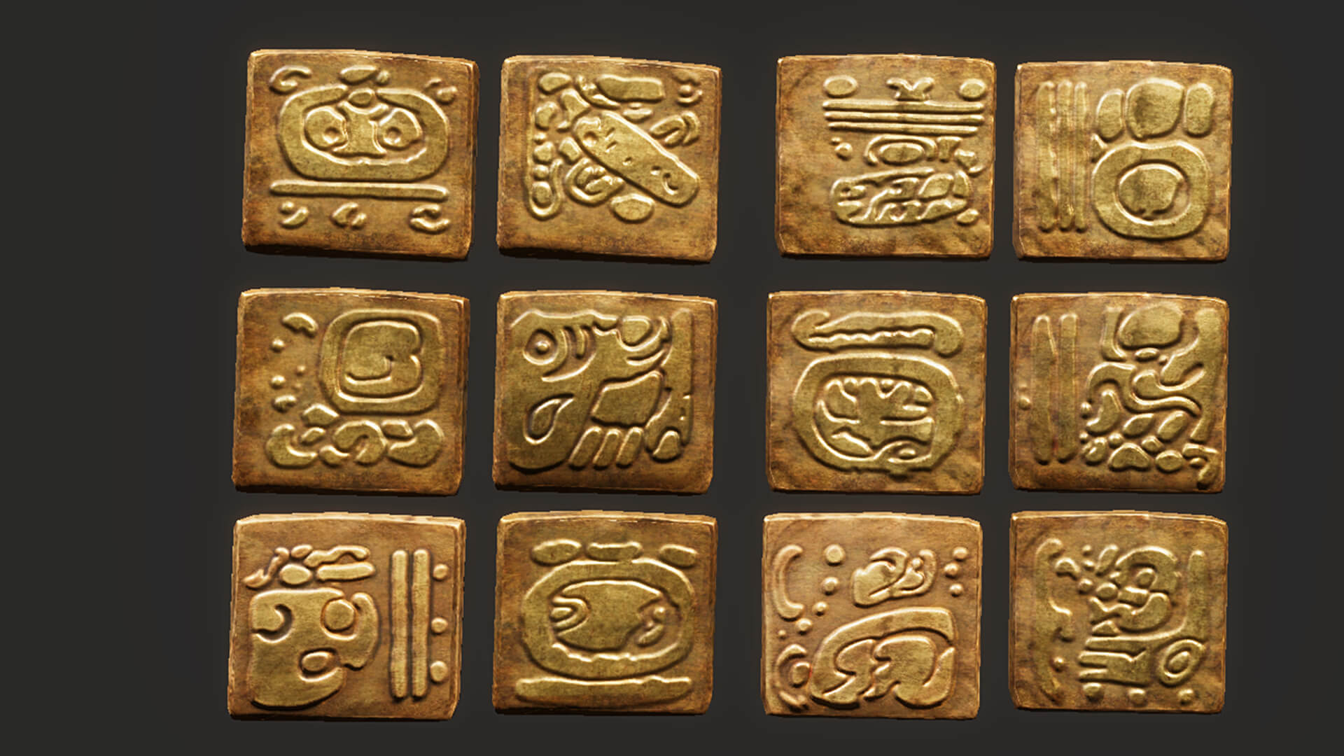 Medieval Coins - 29 Items 3D Model by Viverna