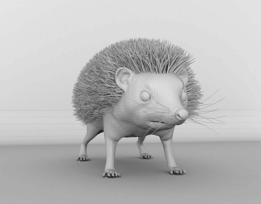 Hedgehog - 3D Model by Viverna