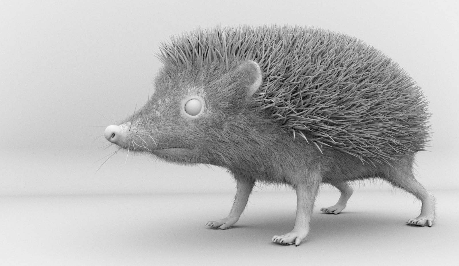 Hedgehog - 3D Model by Viverna