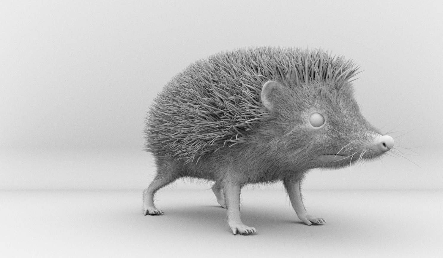 Hedgehog - 3D Model by Viverna