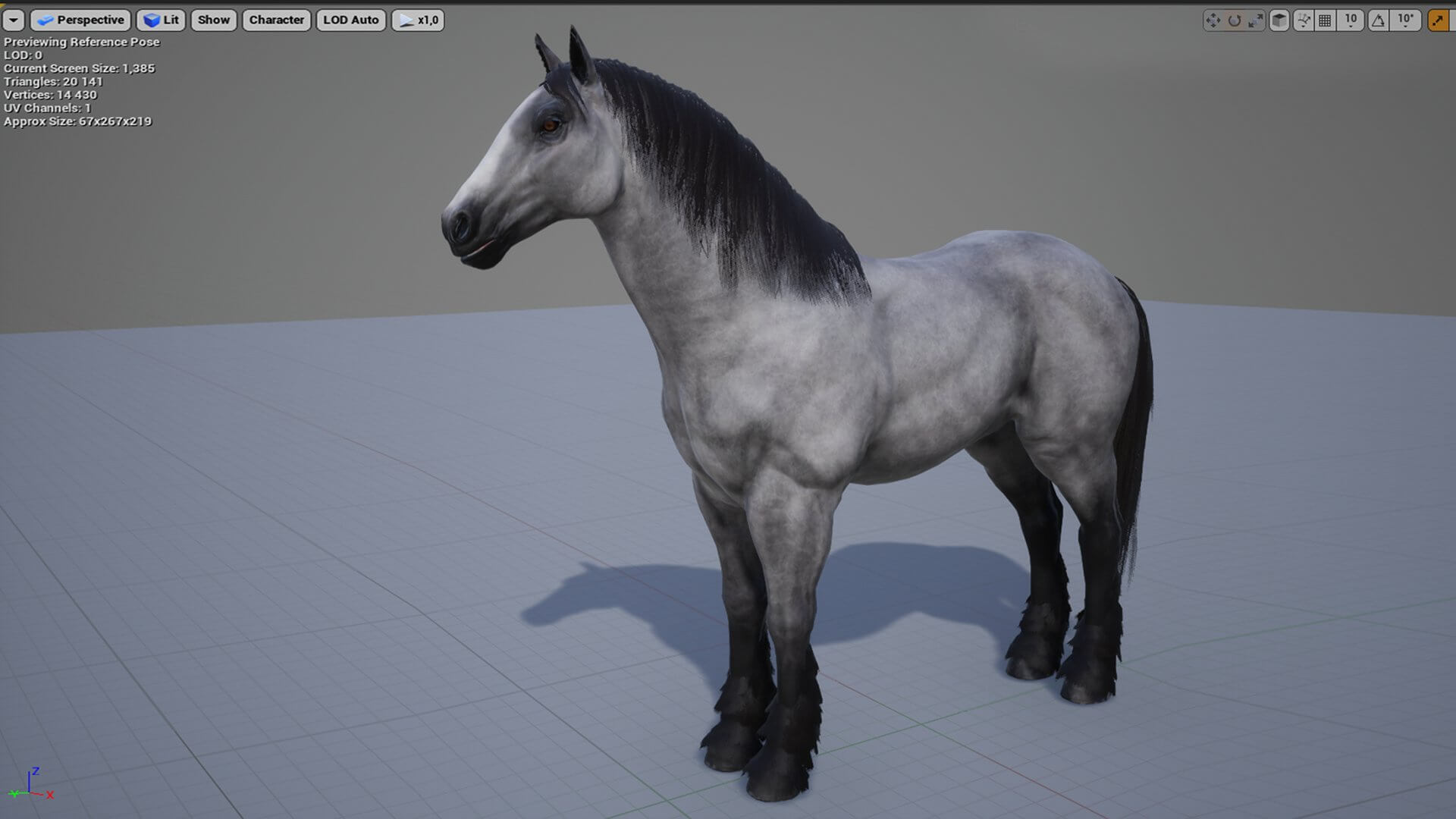 Stallion Horses - 3D Model by Viverna