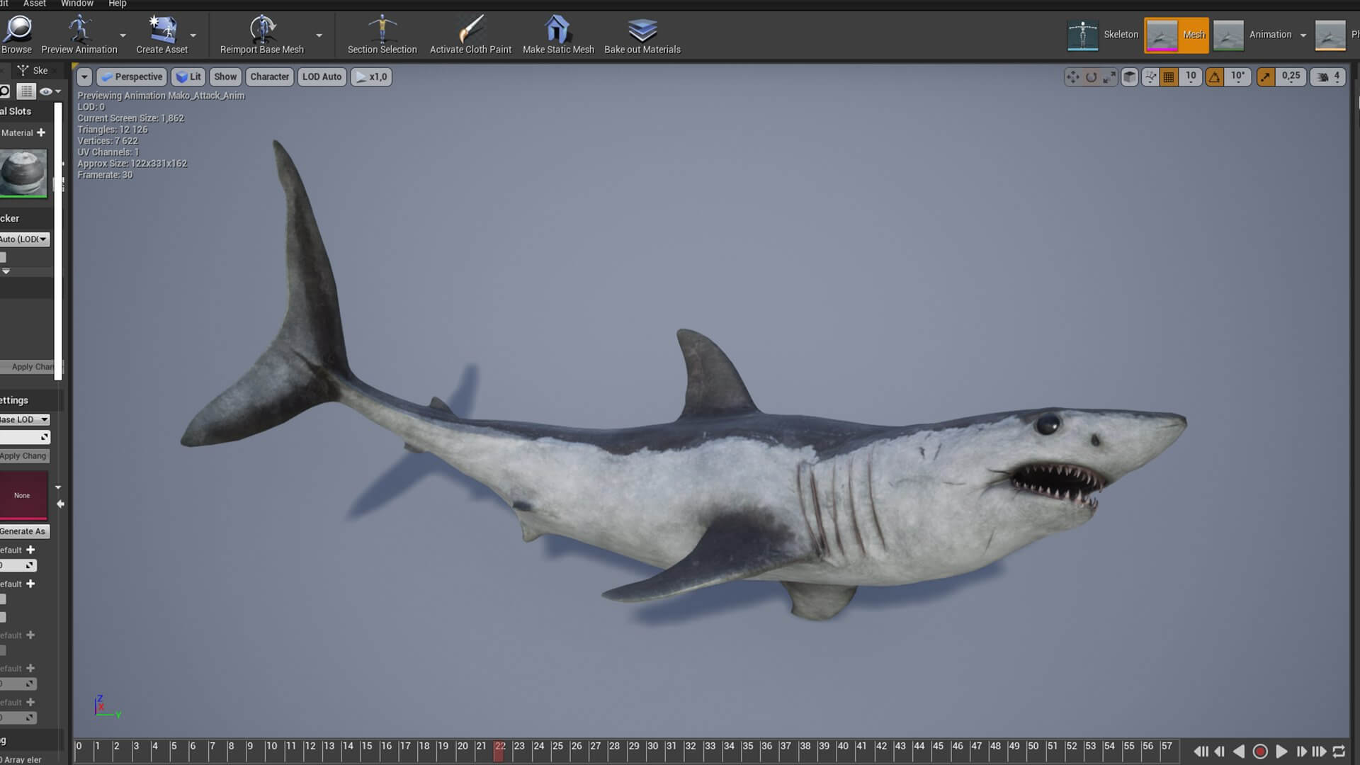 Mako Shark - 3D Model by Viverna