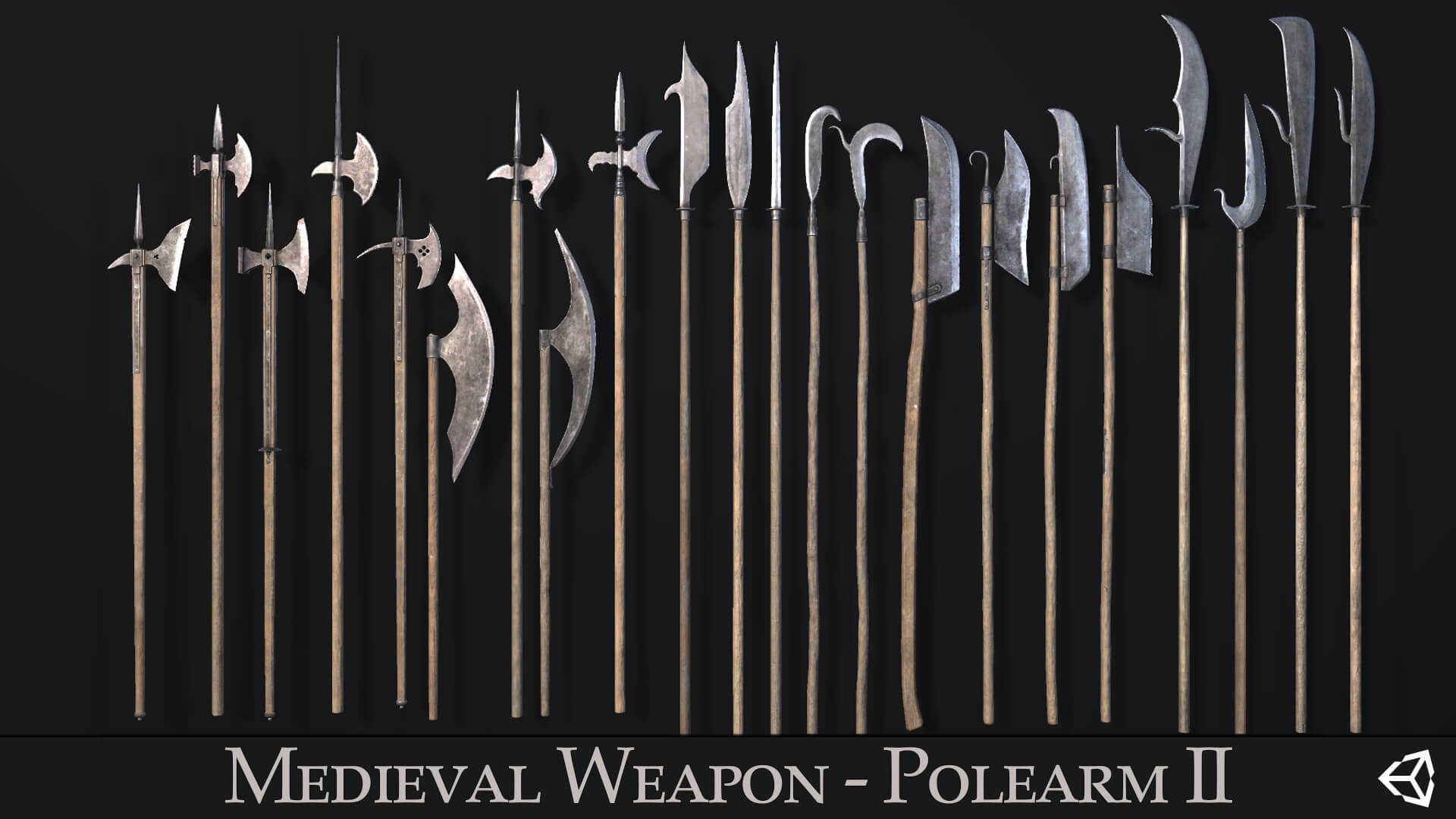 Medieval Weapon - Polearms II 3D Model by Viverna