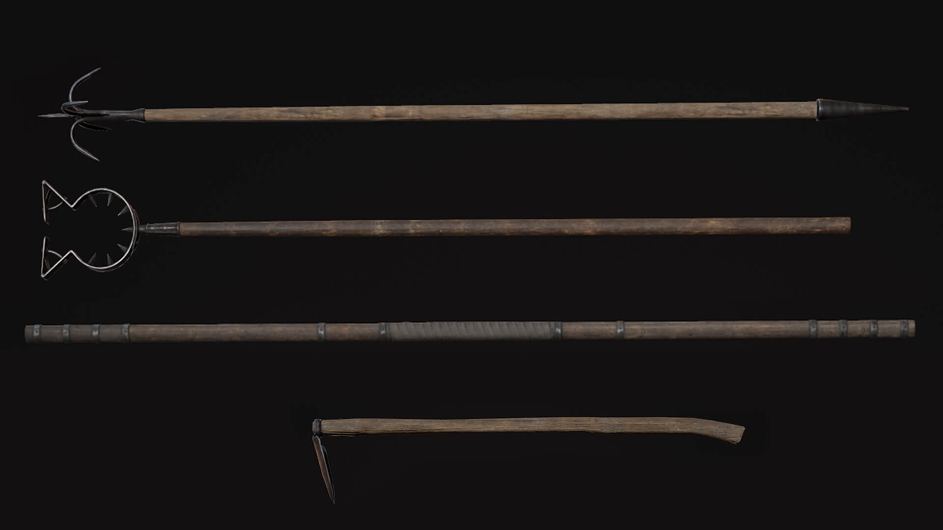 Medieval Weapon - Village 3D Model by Viverna