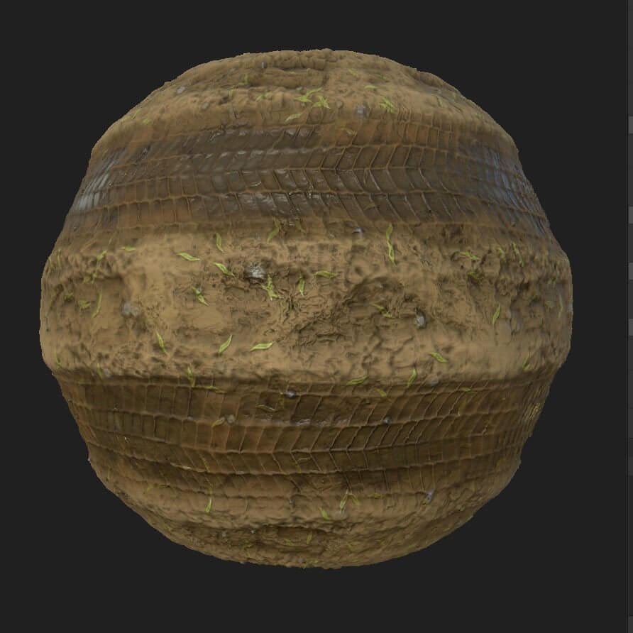 Muddy Tire Tracks Texture by Viverna