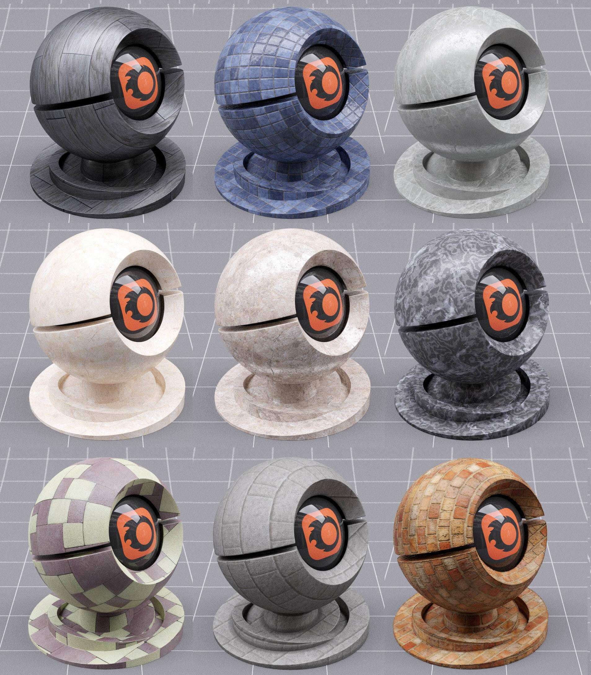 Stone and Marble Shader Pack by Viverna