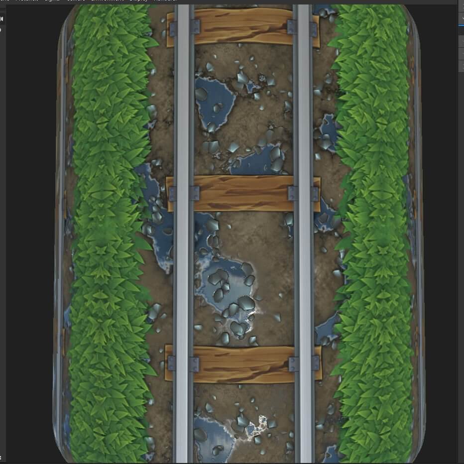 Stylised Railway Textures Texture by Viverna