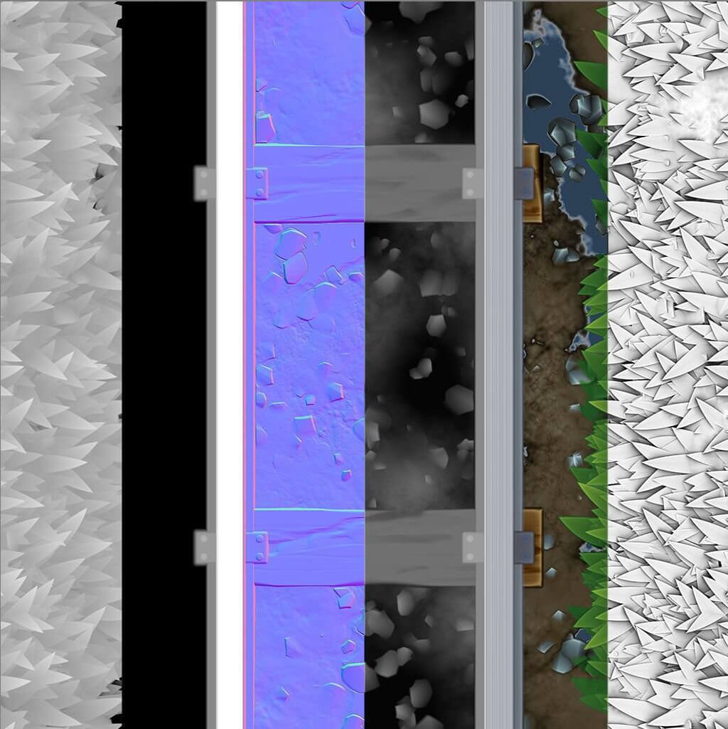 Stylised Railway Textures Texture by Viverna