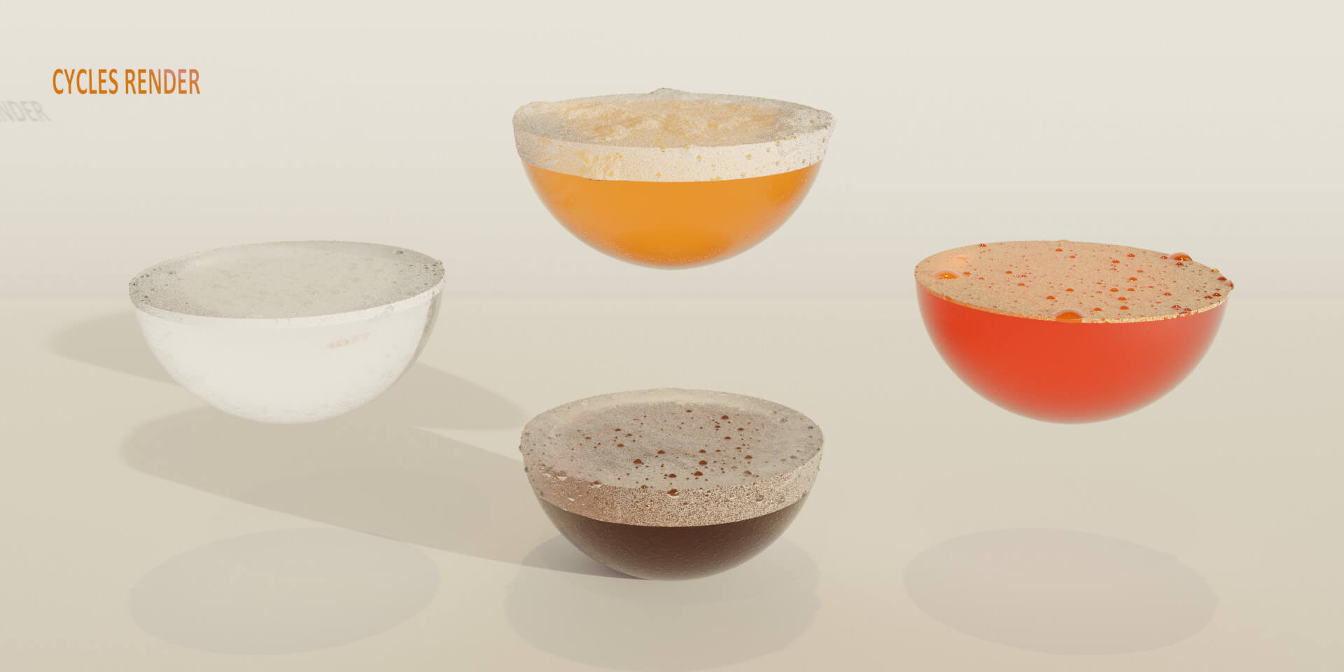 Drinks and Foam Shader by vixcosmen