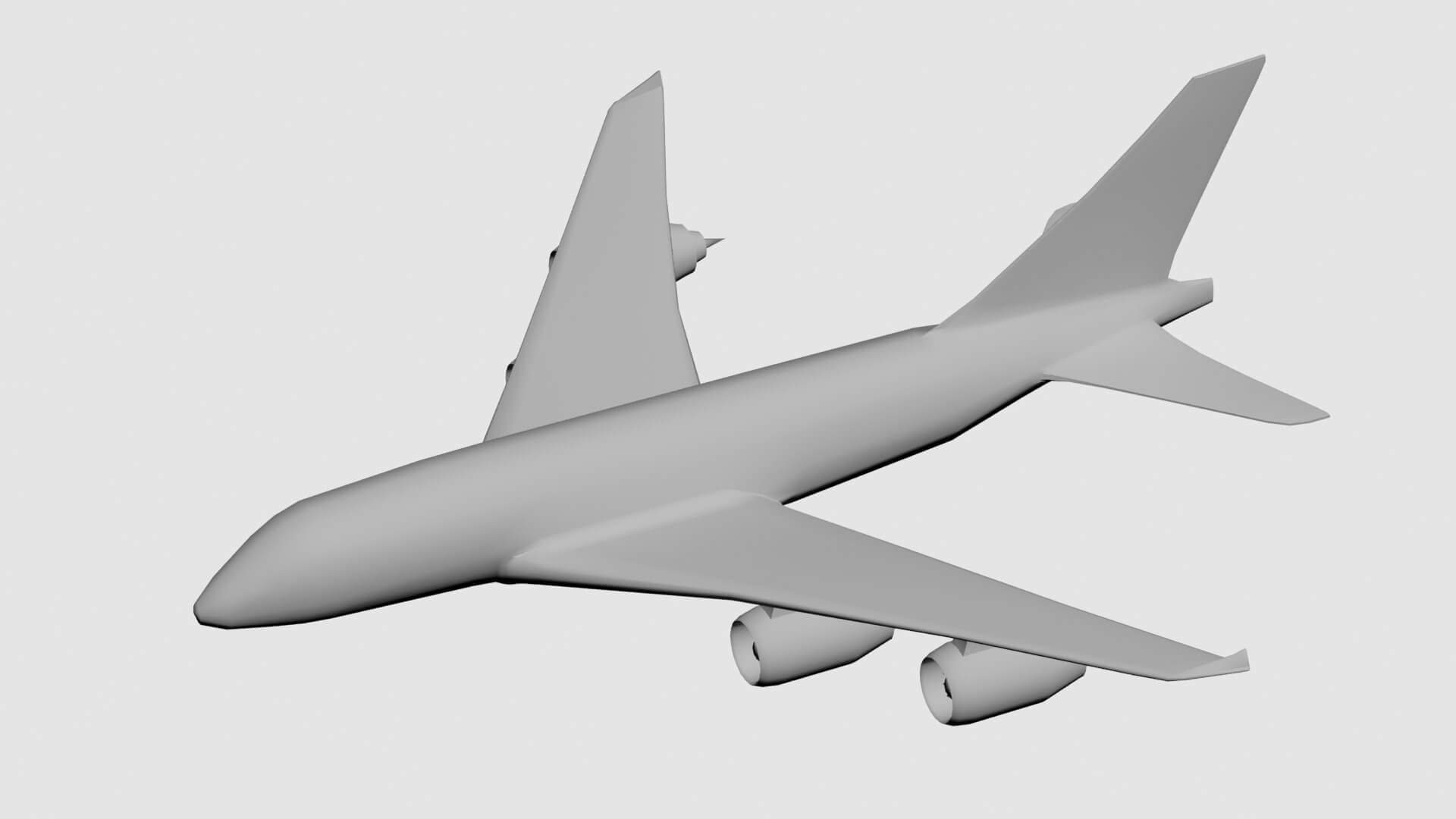 Airplane - 3D Model by vlad25