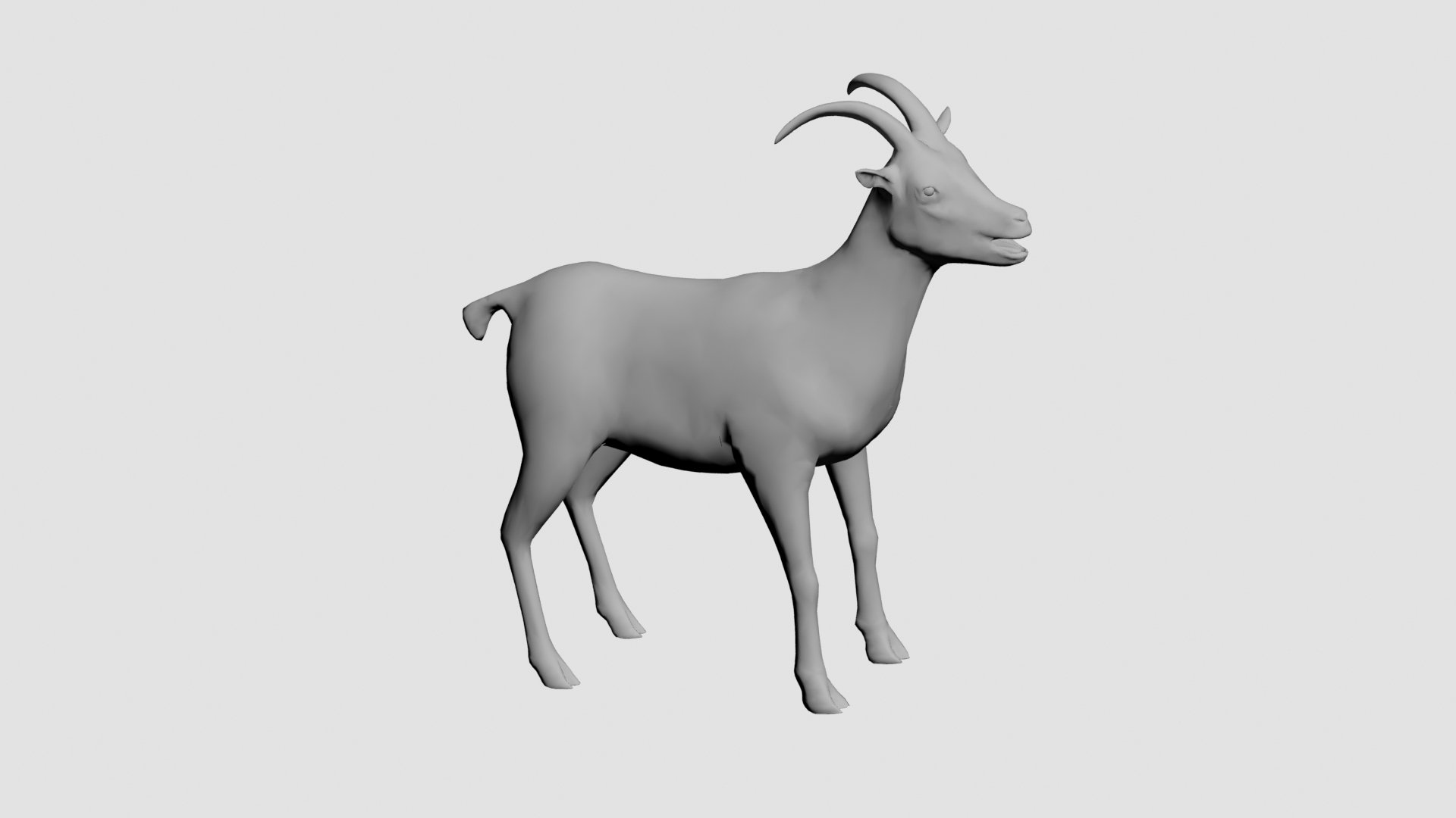Goat - 3D Model by vlad25